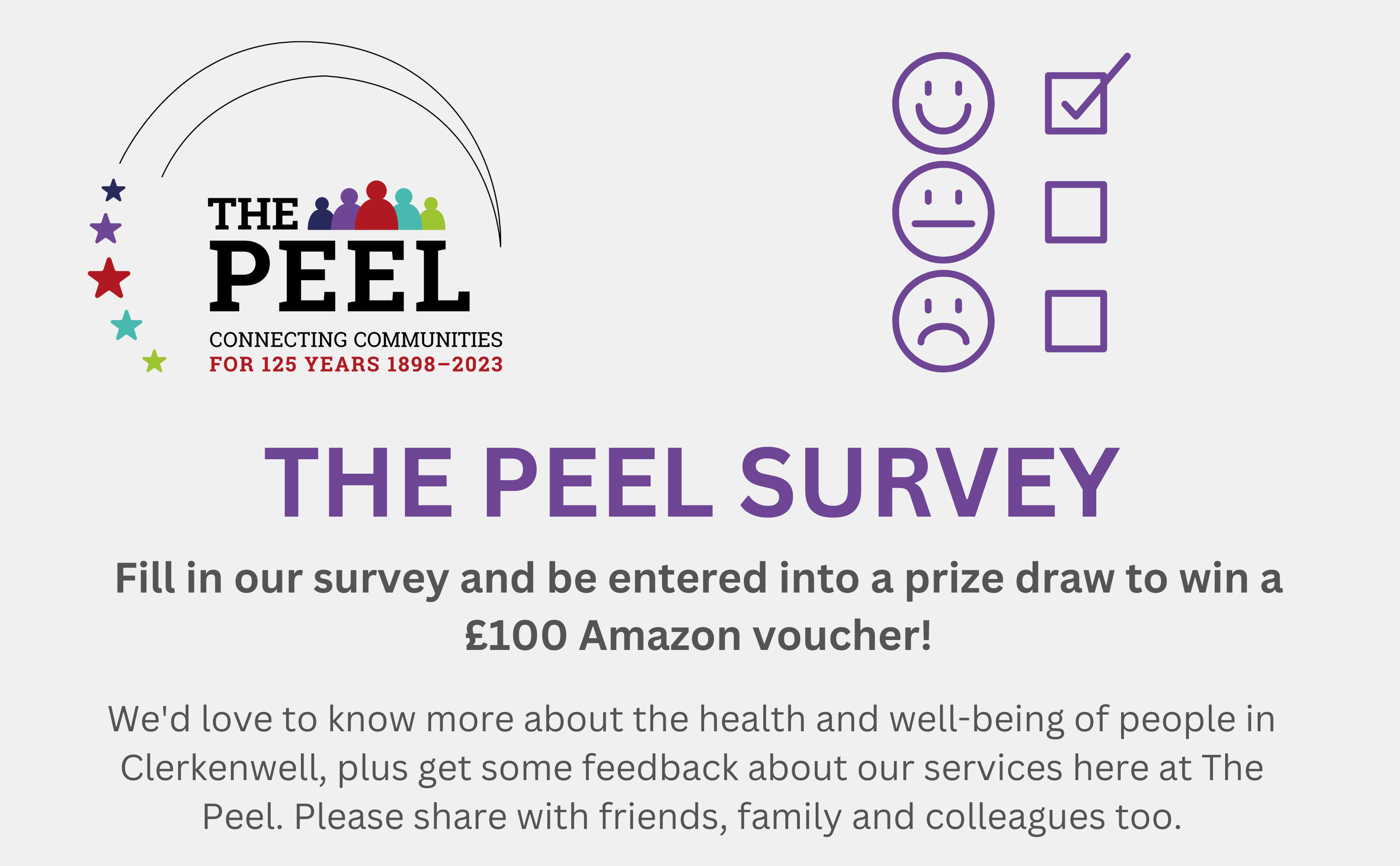 Fill in The Peel's short survey and get entered into a prize draw ...